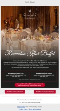 Crafting the perfect Ramadan email to welcome guests this season