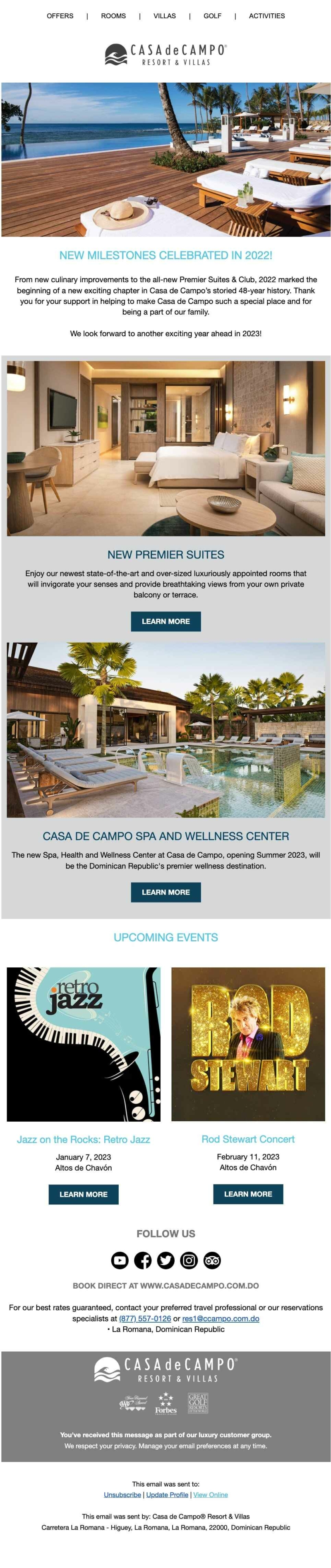 4 strategies to light up your hotel holiday email campaigns (with examples)