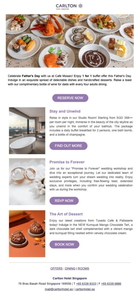 Top APAC hotel email campaigns of 2024 (so far)