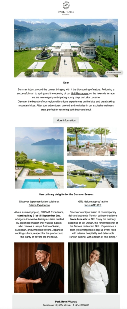 Top EMEA hotel email campaigns of 2024 (so far)